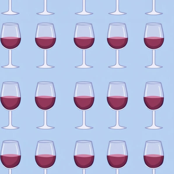 Descarga Patrón de copas de vino con vino tinto Patrones En Línea ...