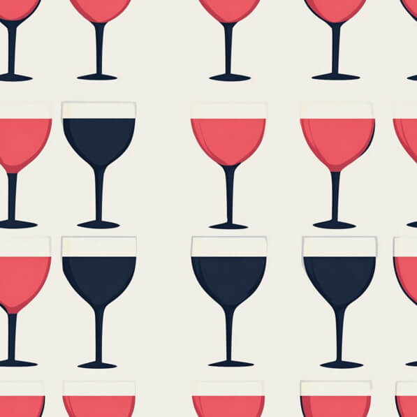Download Pattern of Wine Glasses Patterns Online - Creative Fabrica