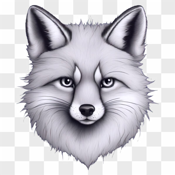 Download Illustration of a Fox Face Cartoons Online - Creative Fabrica