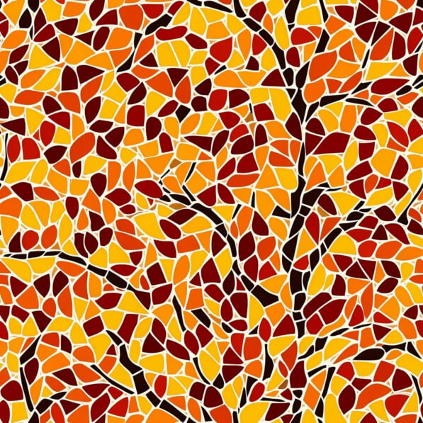 Download Mosaic Leaves Abstract Art Patterns Online - Creative Fabrica