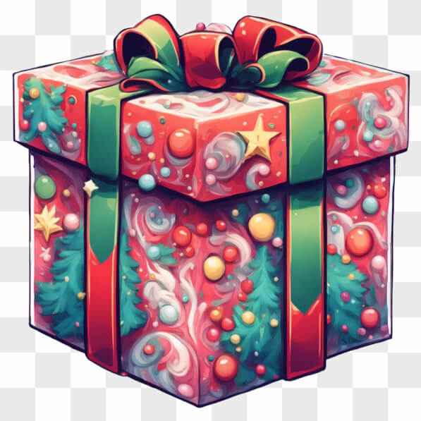 Download Festively Wrapped Gift Box Cartoons Online - Creative Fabrica
