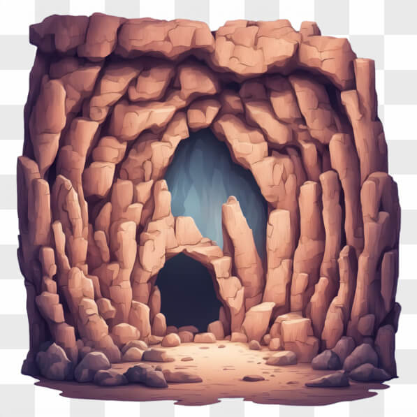 Download Stylized Cave Entrance Cartoons Online - Creative Fabrica