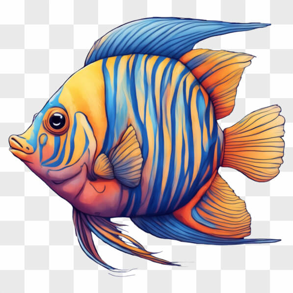 Download Vibrant Colorful Fish Cartoons Online - Creative Fabrica