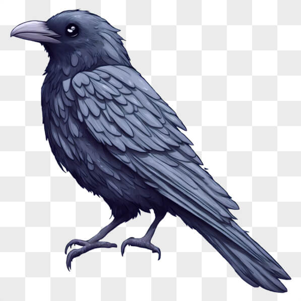 Download Stylized Raven Illustration Cartoons Online - Creative Fabrica
