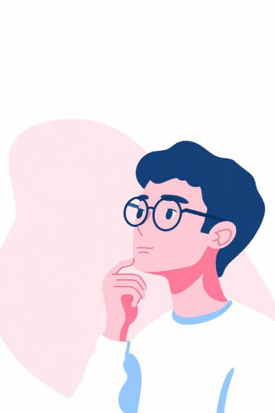 Download Illustration of a Young Man Thinking Backgrounds Online ...