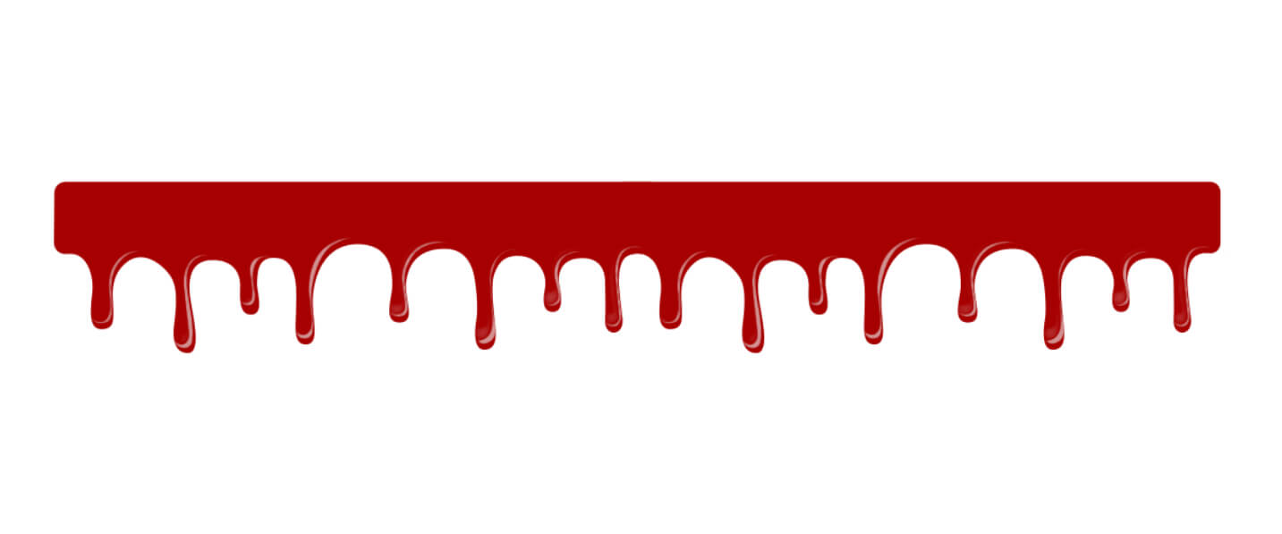Download Stylized Blood Drip Design Borders & Corners Online - Creative ...