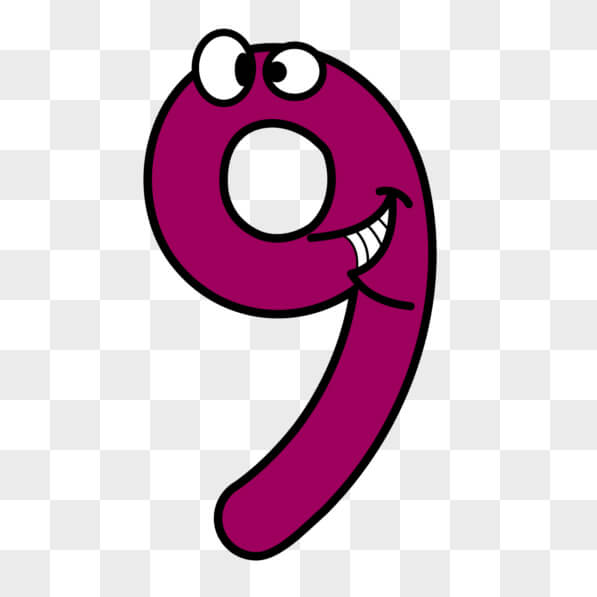 Descarga Dibujo animado número 9 PNGs En Línea - Creative Fabrica
