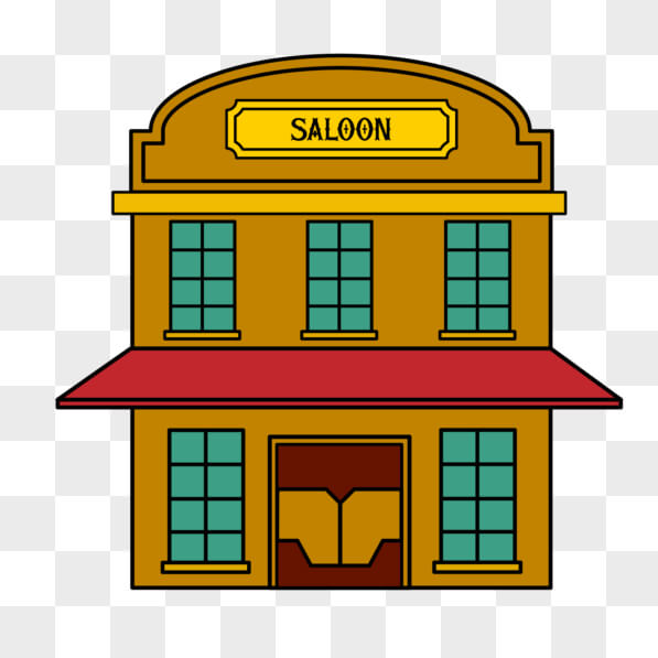 Download Cartoon Saloon Building PNGs Online - Creative Fabrica
