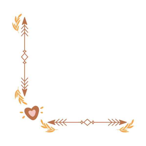 Download Decorative Border Design with Heart and Arrows Borders ...