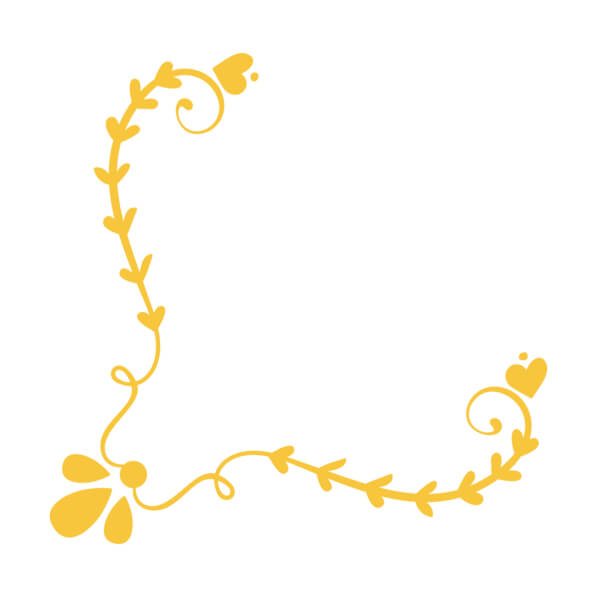 Download Whimsical Yellow Floral Design Borders & Corners Online ...