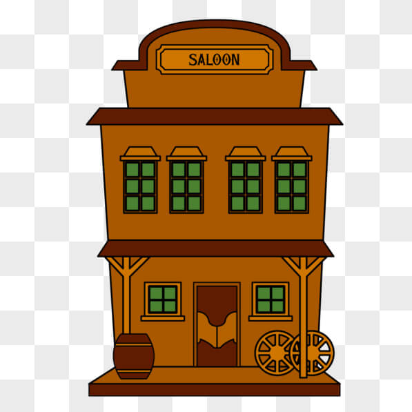 Descarga Edificio de salón al estilo del Viejo Oeste PNGs En Línea ...