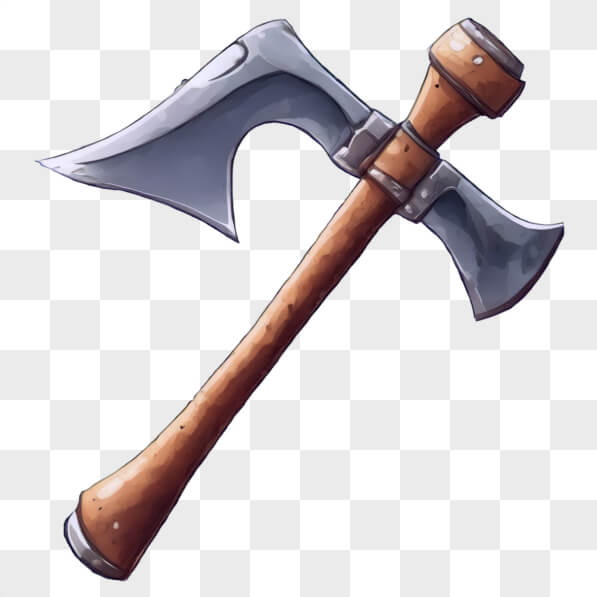 Download Illustration of a Battle Axe Cartoons Online - Creative Fabrica