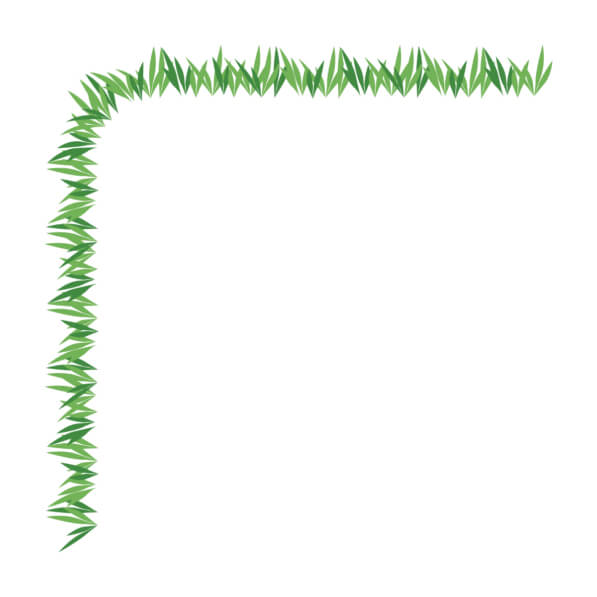 Download Stylized Green Grass Border Borders & Corners Online ...