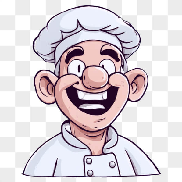 Download Cheerful Cartoon Chef Cartoons Online - Creative Fabrica