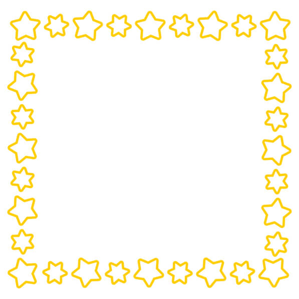 Download Yellow Star Border Design Frames Online - Creative Fabrica