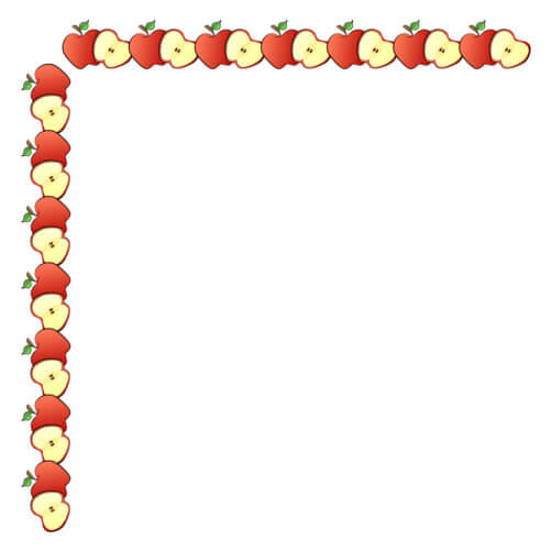 Download Decorative Apple Border Design Borders & Corners Online ...