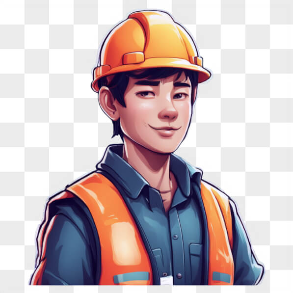 Download Young Male Construction Worker Cartoons Online - Creative Fabrica