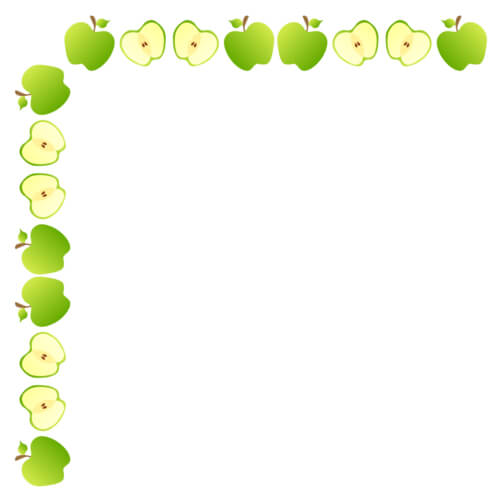 Download Decorative Apple Border Design Borders & Corners Online ...