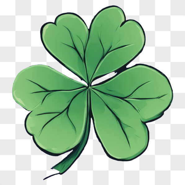 Descarga Trébol de cuatro hojas Cartoons En Línea - Creative Fabrica
