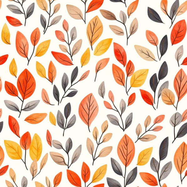 Download Autumn Leaves Pattern Patterns Online - Creative Fabrica