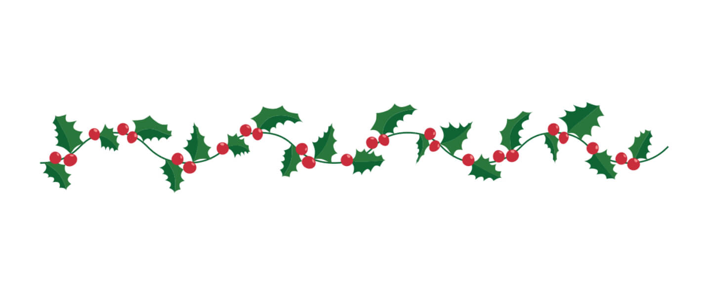 Download Holly Garland for Christmas Decorations Borders & Corners ...