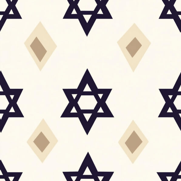 Download Pattern of Star of David and Diamond Shapes Patterns Online ...