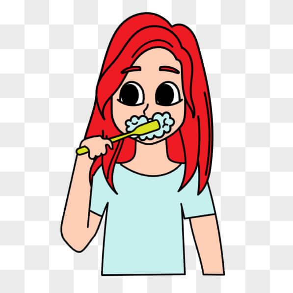 Download Character Brushing Teeth PNGs Online - Creative Fabrica