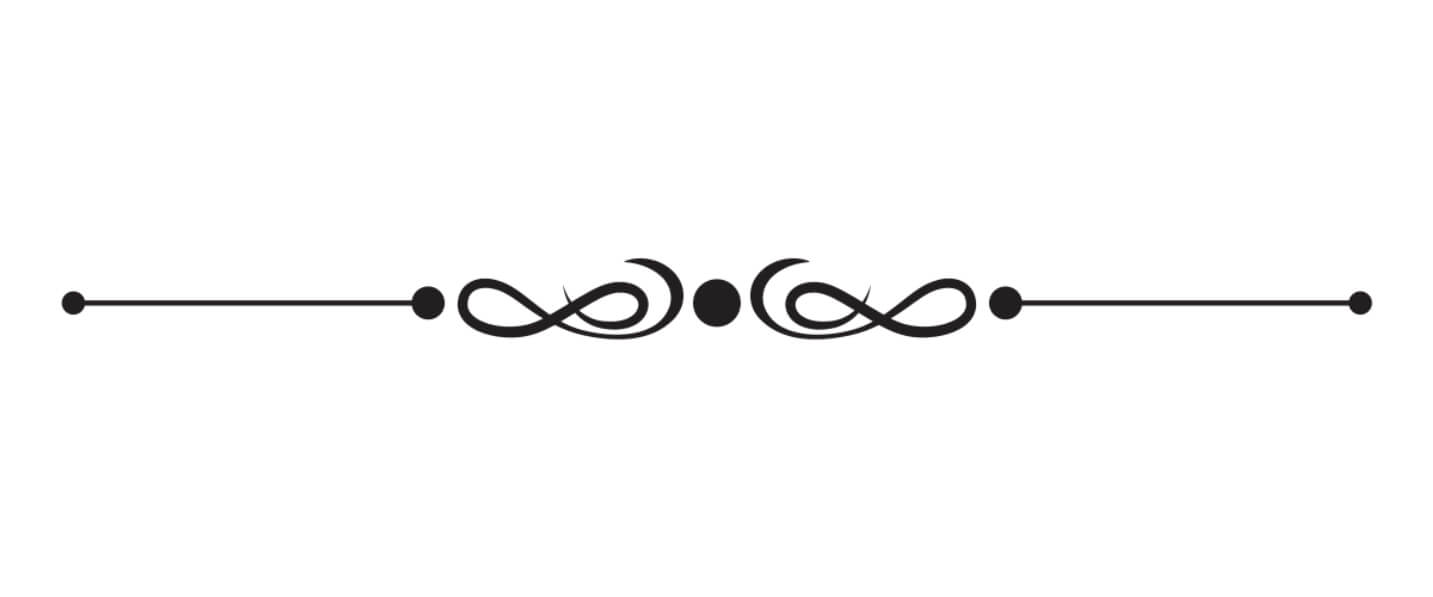 Download Elegant Decorative Line Design with Infinity Symbols Borders ...
