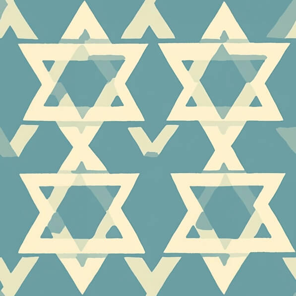 Download Abstract Pattern of Star of David on Teal Background Patterns ...