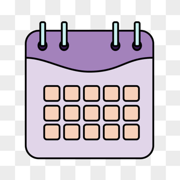 Scarica Calendario Stilizzato PNGs Online - Creative Fabrica