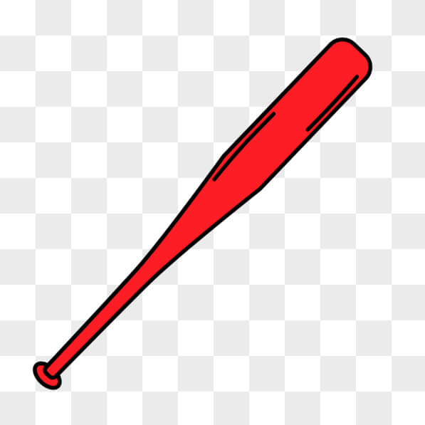 Download Red Baseball Bat PNGs Online - Creative Fabrica