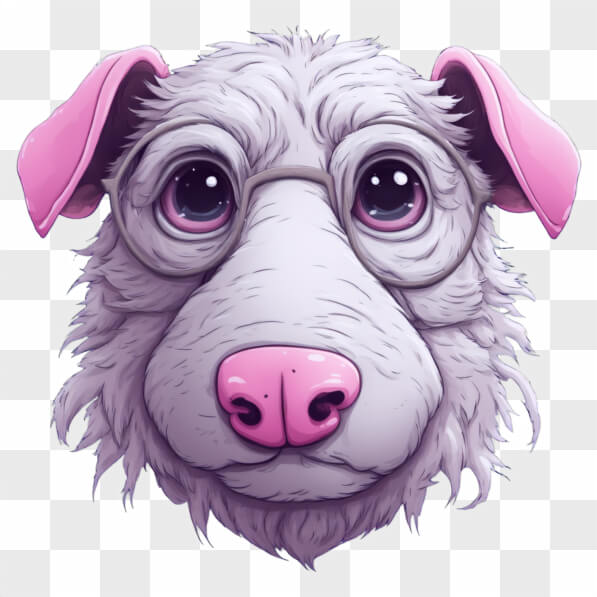 Download Playful Cartoon Dog Face Cartoons Online - Creative Fabrica