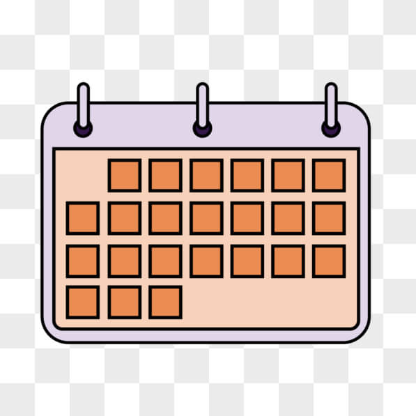 Download Illustration of a Calendar PNGs Online - Creative Fabrica