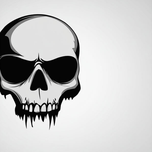 Download Stylized Skull Illustration Backgrounds Online - Creative Fabrica