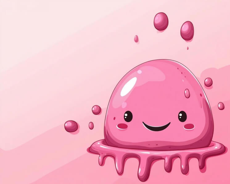 Download Cute Pink Jelly Character Backgrounds Online - Creative Fabrica