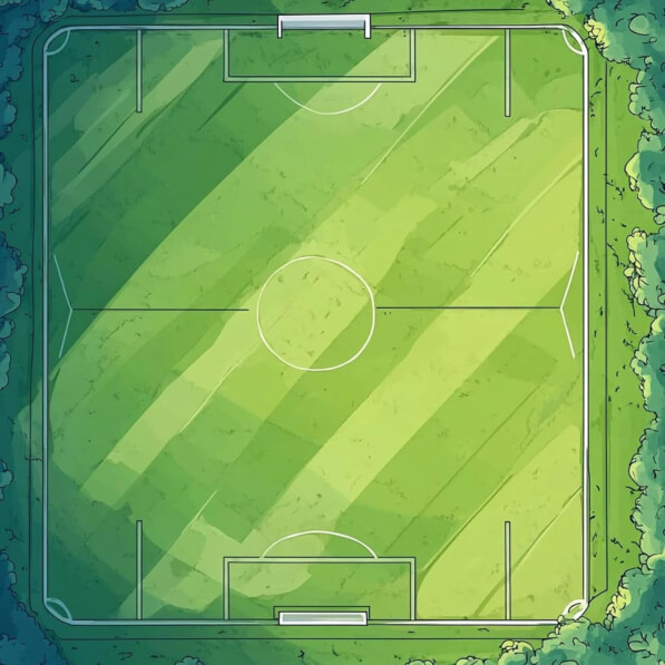Download Aerial view of a soccer field surrounded by trees Backgrounds ...