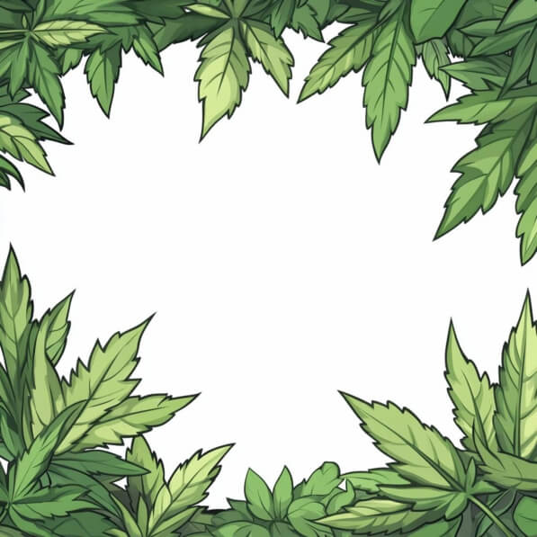 Download Decorative Cannabis Leaves Border Backgrounds Online ...
