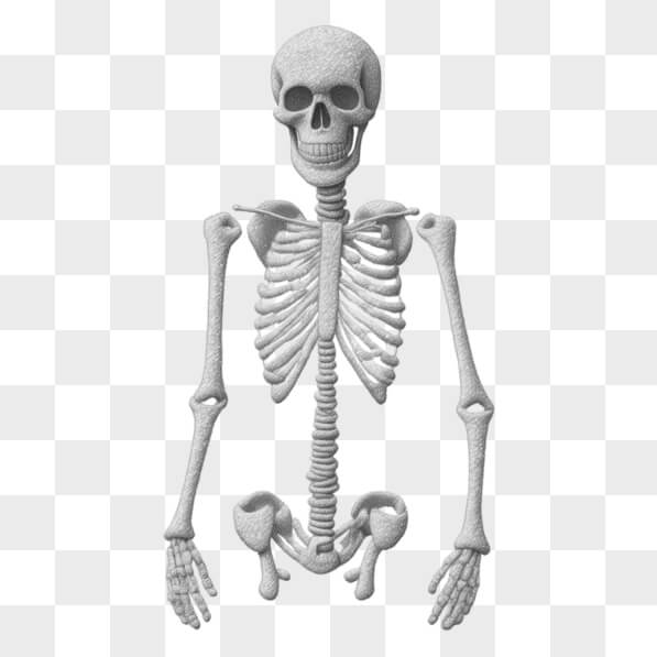 Scarica Illustrazione dettagliata di uno scheletro umano Schizzi Online ...