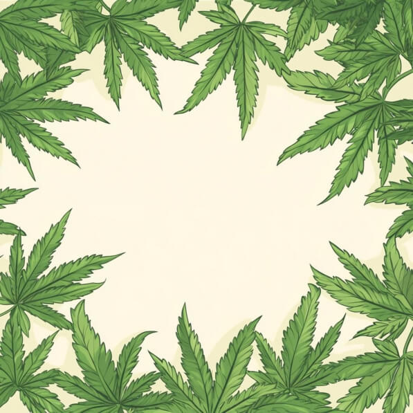 Download Cannabis Leaf Border Backgrounds Online - Creative Fabrica