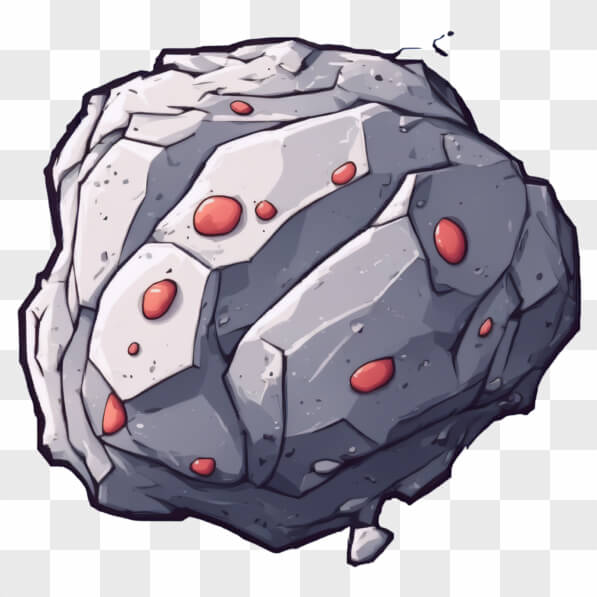 Download Stylized Rock Formation with Red Spots Cartoons Online ...