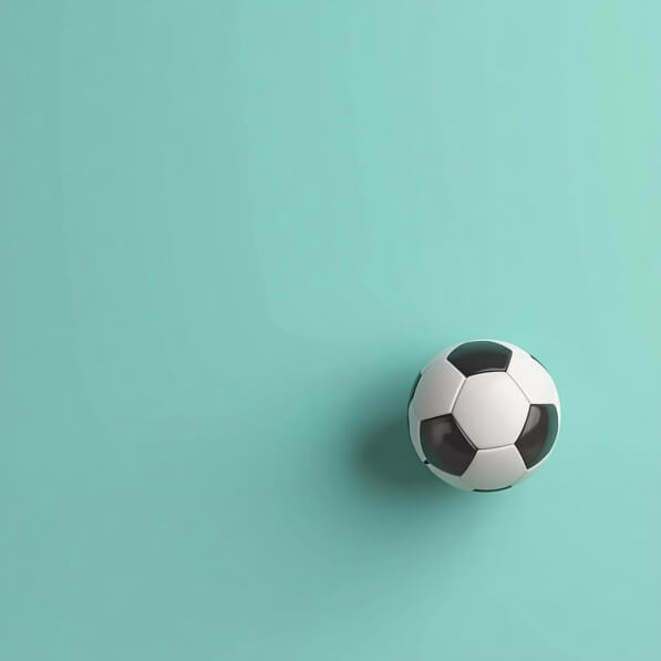 Download Soccer Ball on Turquoise Background Backgrounds Online ...