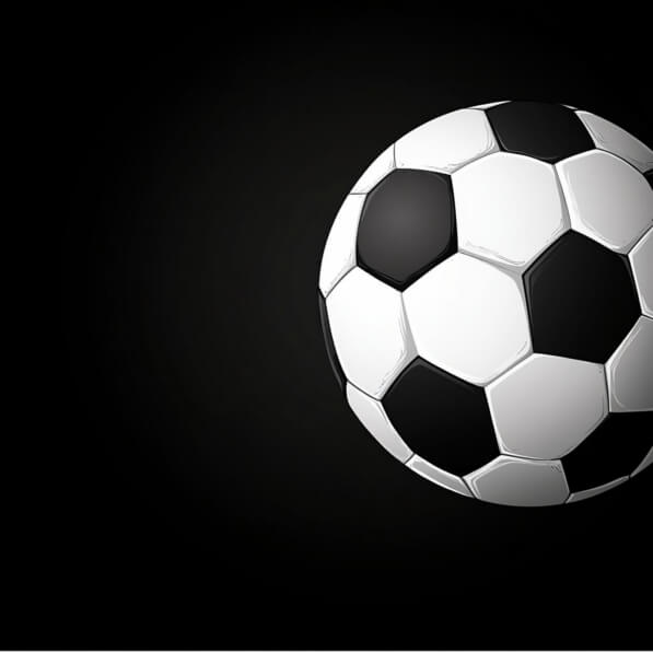 Download Soccer Ball on Dark Background Backgrounds Online - Creative ...