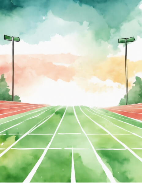 Download Athletic Track under a Colorful Sky Backgrounds Online ...