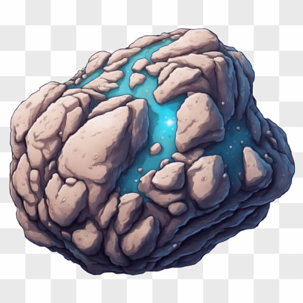 Download Stylized Rock Formation with Blue Water Cartoons Online ...
