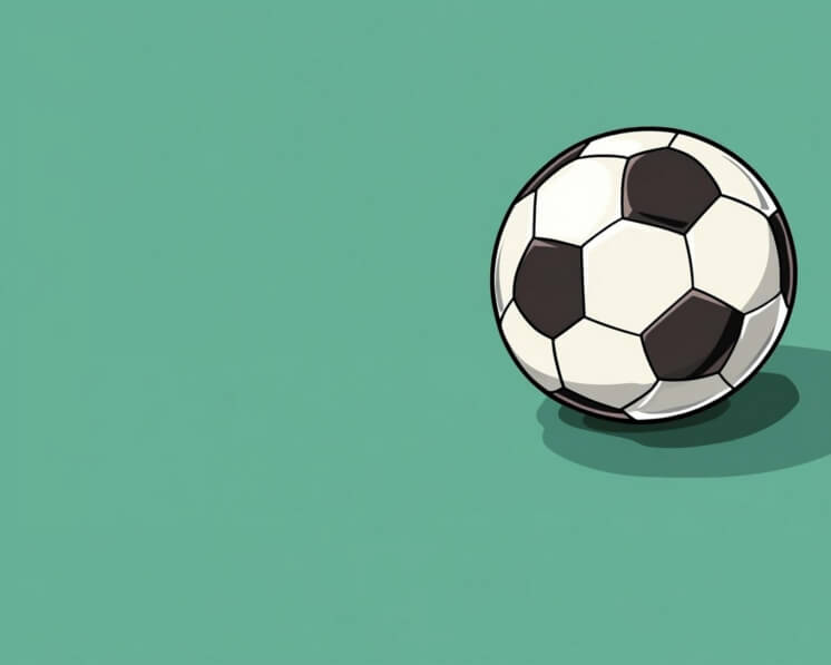 Download Soccer Ball on Turquoise Background Backgrounds Online ...
