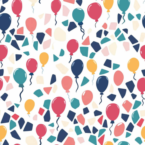 Download Colorful Balloon Pattern Patterns Online - Creative Fabrica