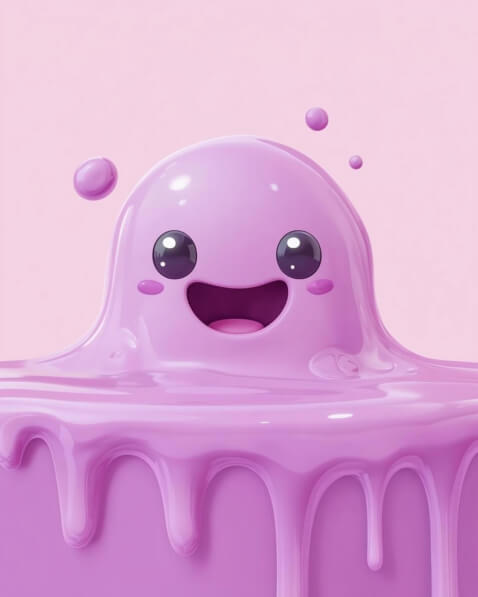 Descarga Lindo personaje de slime púrpura Fondos En Línea - Creative ...
