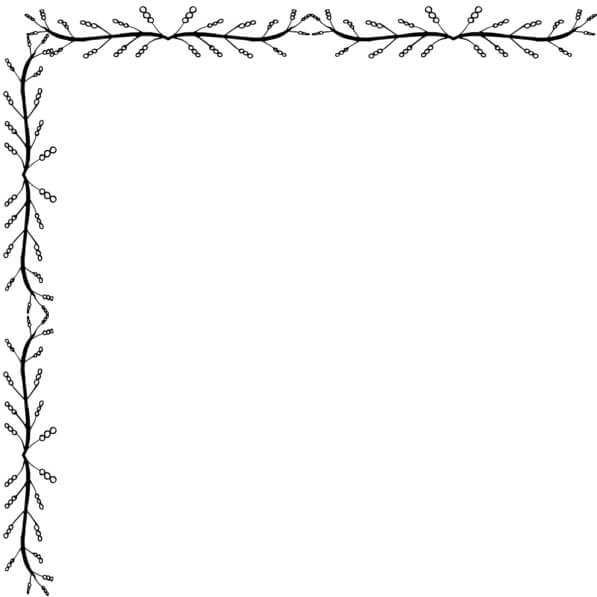 Download Decorative Black Vine Border Design Borders & Corners Online ...