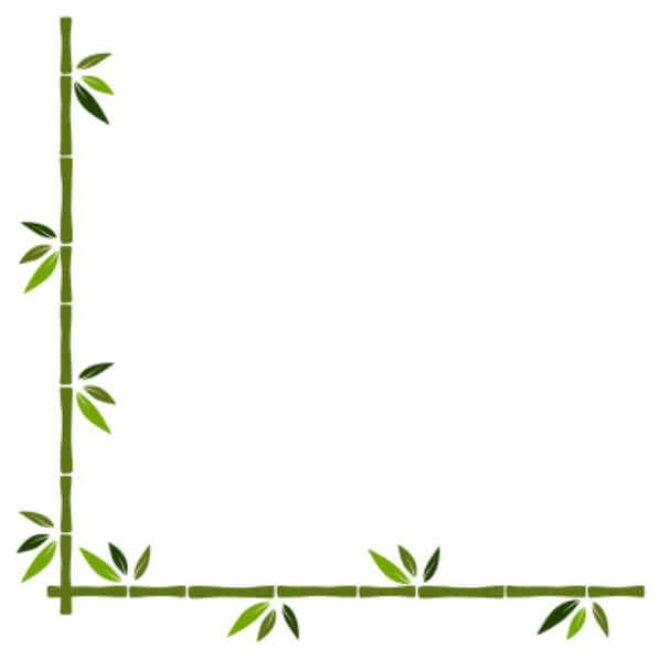 Download Bamboo Border Design Borders & Corners Online - Creative Fabrica