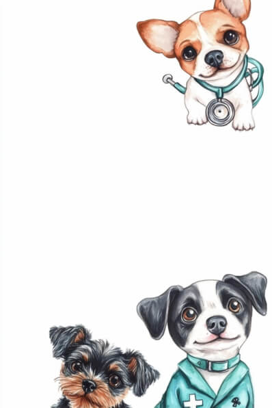 Download Illustration of dogs in veterinary theme Backgrounds Online ...